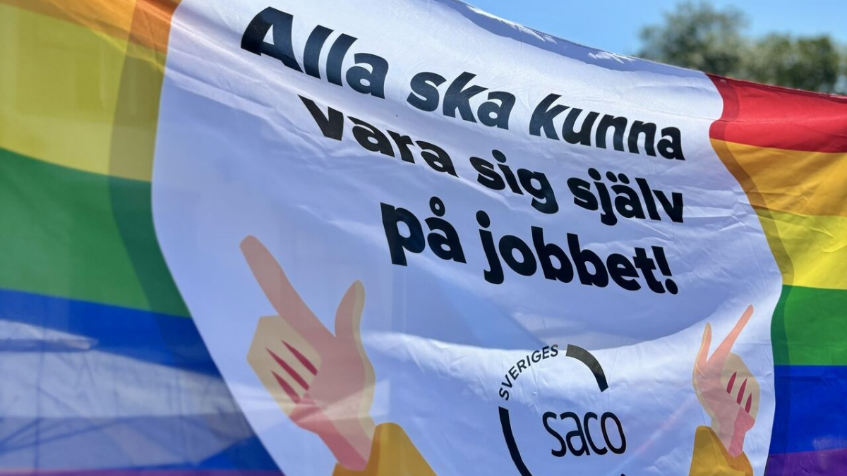 Saco i Stockholm Pride Park | Sveriges akademikers centralorganisation